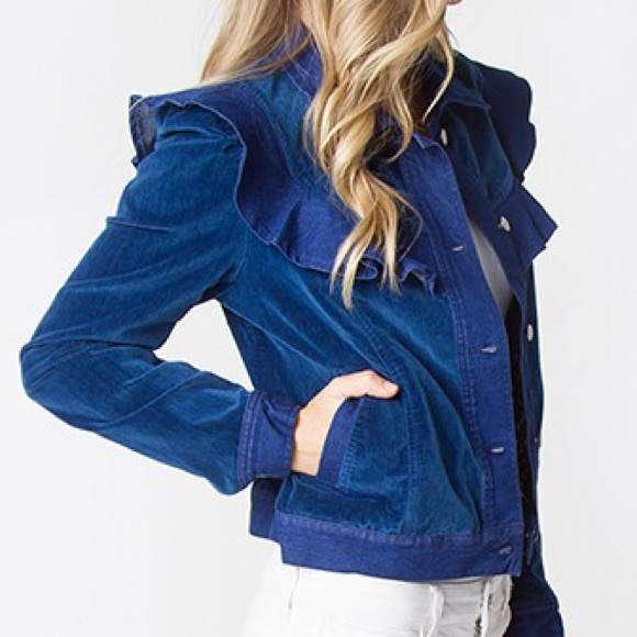 Sugarlips | Jackets & Coats | Brand New Pretty Denim Jacket | Poshmark